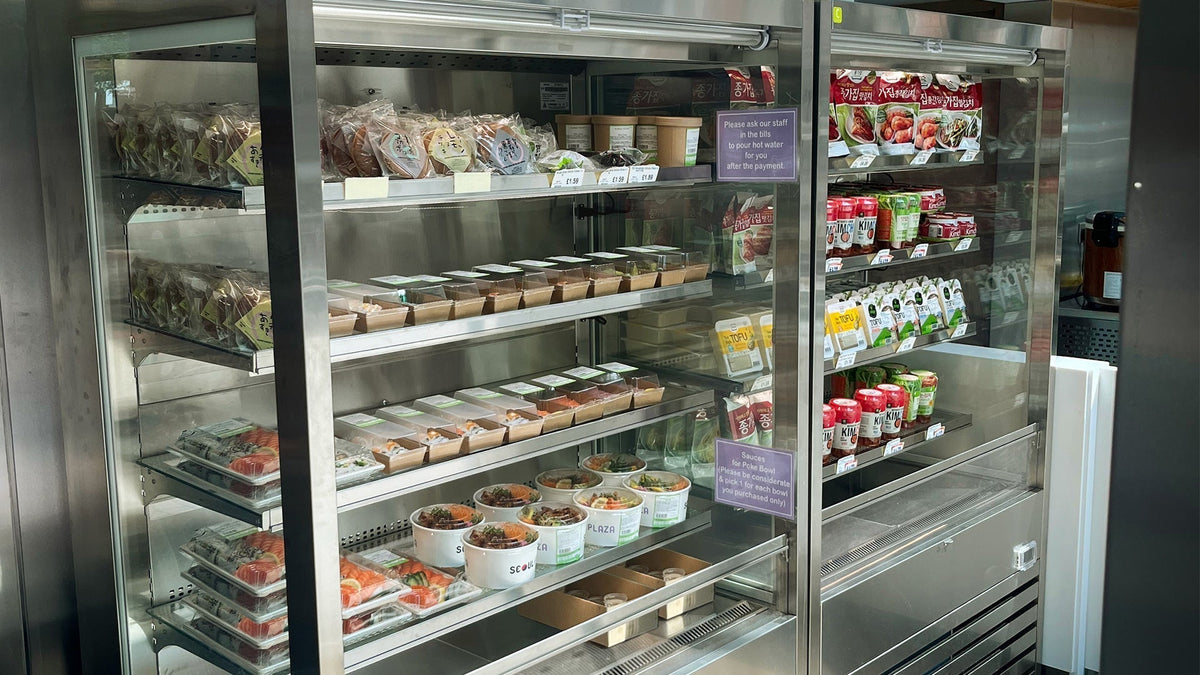 Cossiga, Food Display Cabinets - Korea Sushi