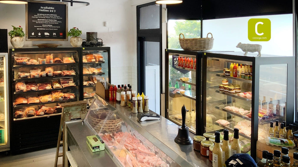 Cossiga, Food Display Cabinets - Waipawa Butchery